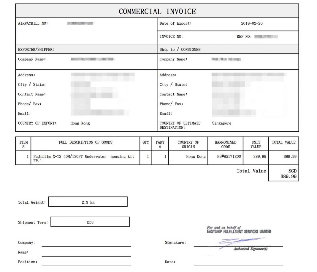 [GIẢI ĐÁP] Commercial invoice là gì? Chức năng ra sao?