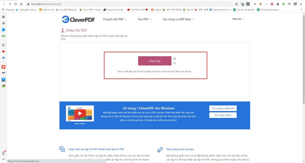 Cách gộp file PDF nhanh, đơn giản và hiệu quả nhất