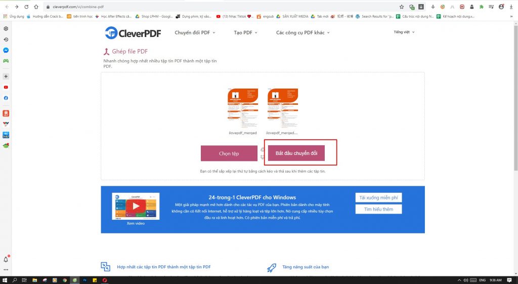Cách gộp file PDF nhanh, đơn giản và hiệu quả nhất