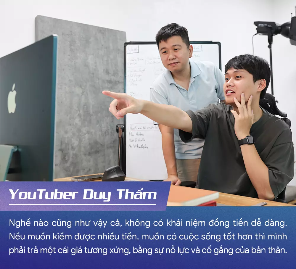 Duy Thẩm: “Nghề Youtuber chẳng phải màu hồng”